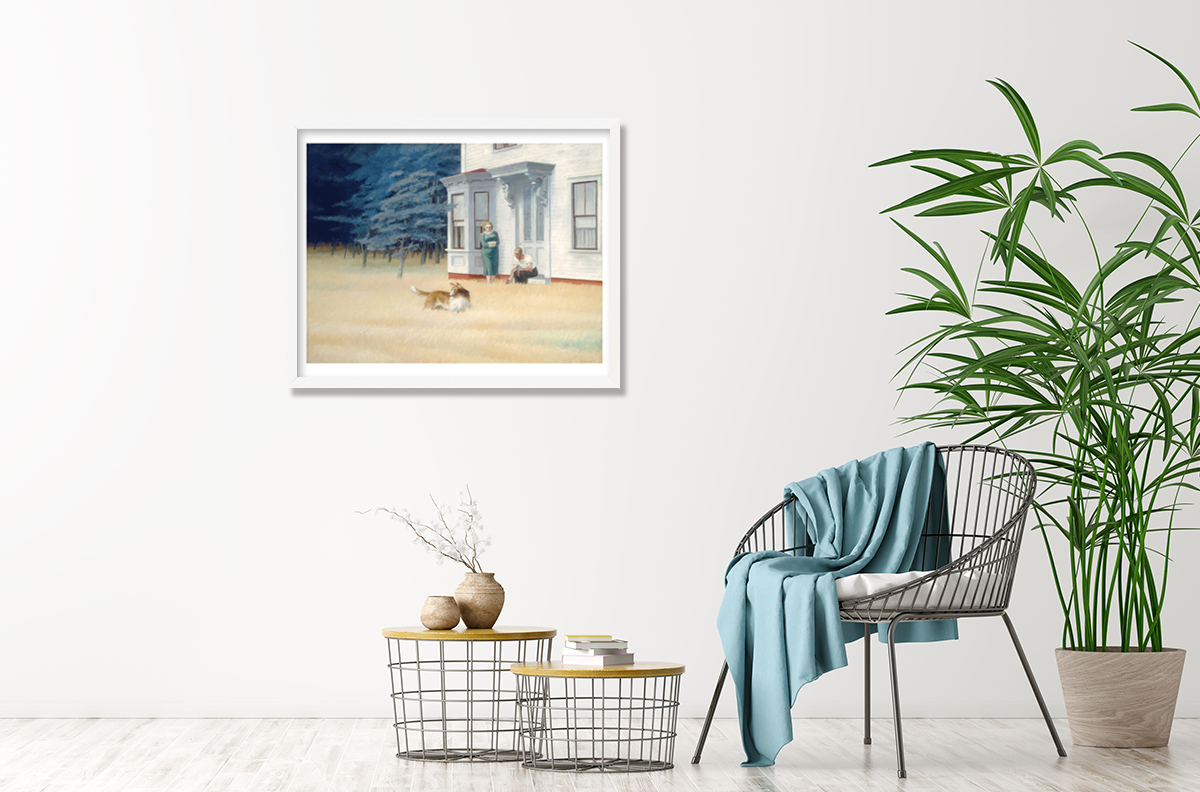 에드워드 호퍼 - Cape Cod Evening - 아트앤에디션